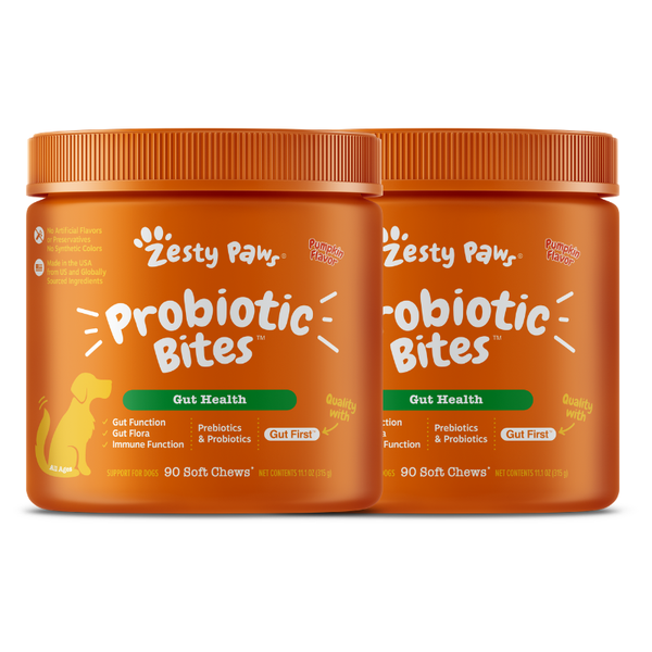 Probiotic Bites™ for Dogs with Digestive Enzymes | Zesty Paws