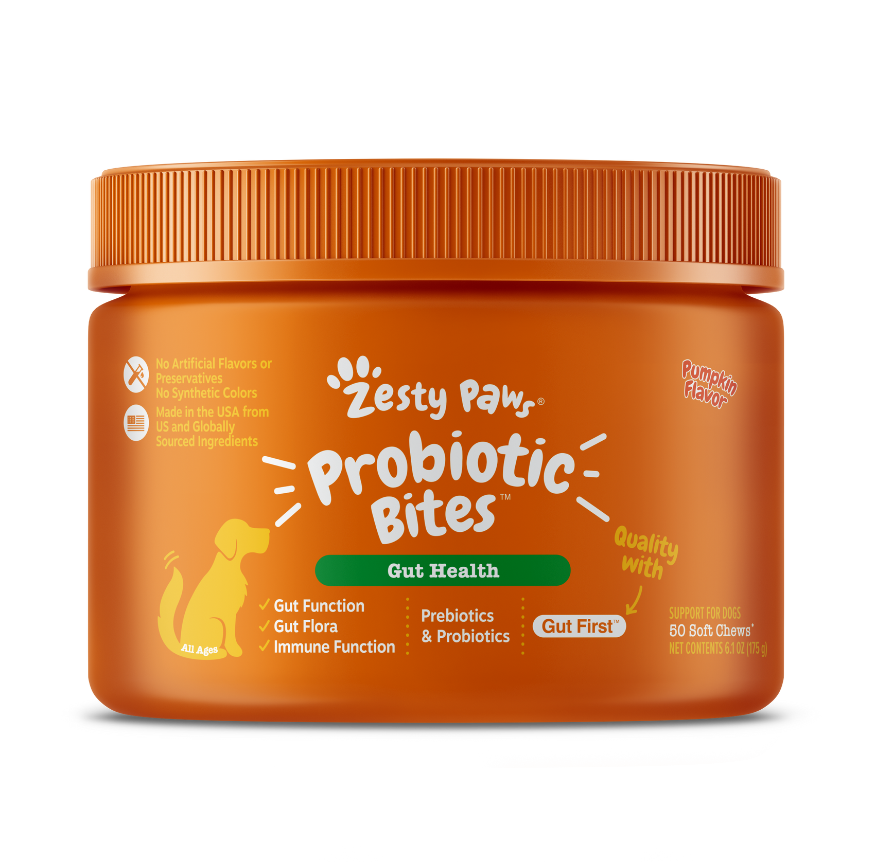 Zesty Paws Probiotic Bites For Dogs