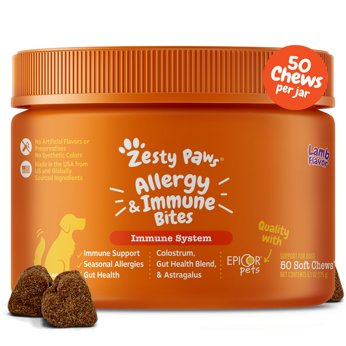 Allergy & Immune Bites with EpiCor® for Dogs | Zesty Paws