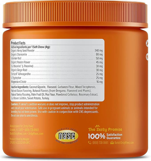 Calming Bites™ for Dogs | Stress & Anxiety | Zesty Paws