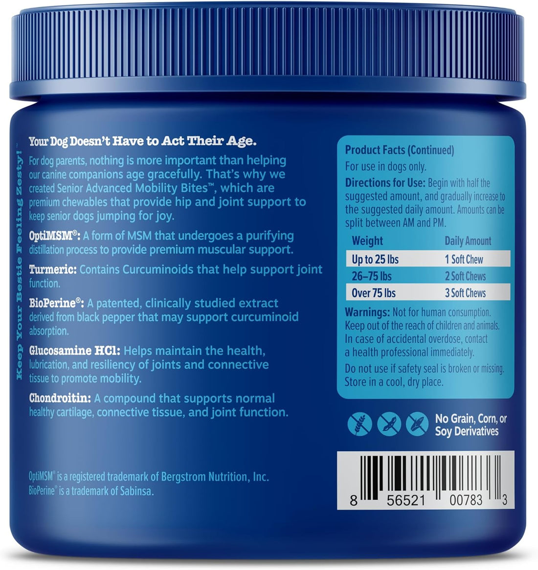 Zesty Paws | Senior Advanced Mobility Bites™ for Dogs