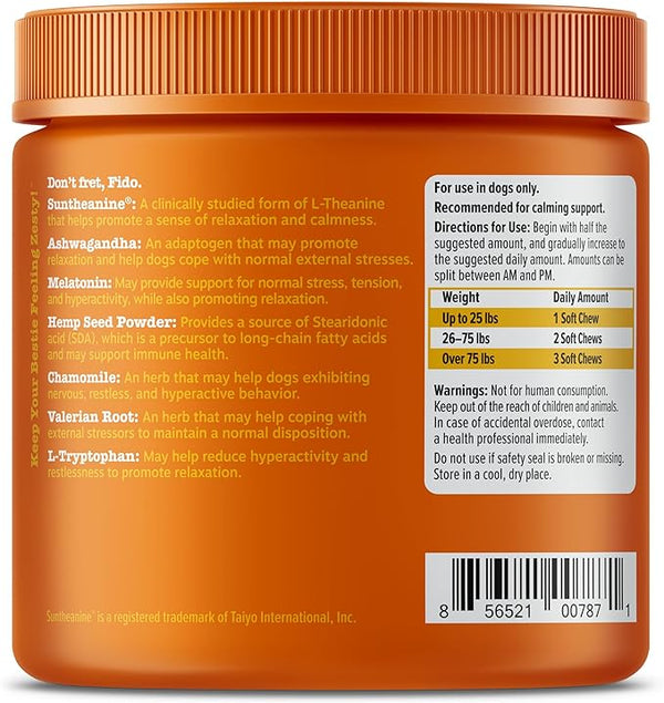 Advanced Calming Bites™ for Dogs | Melatonin | Zesty Paws