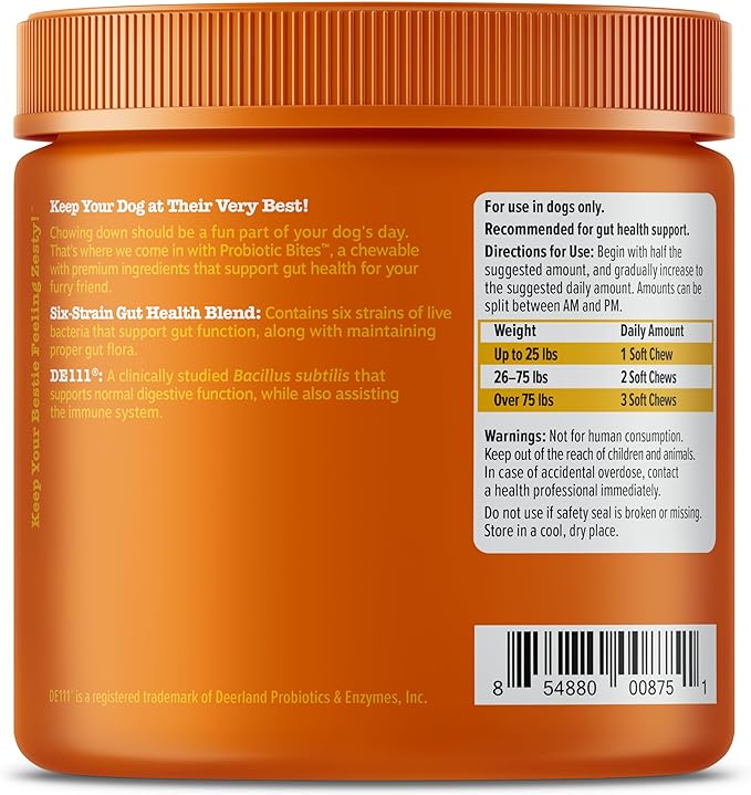 Probiotic Bites™ for Dogs with Digestive Enzymes | Zesty Paws