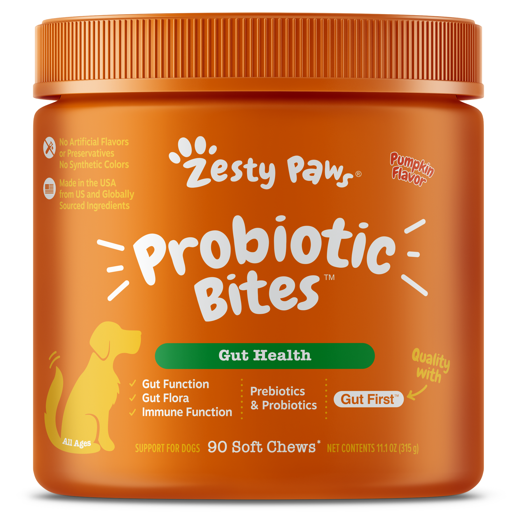 Probiotic Bites™ for Dogs with Digestive Enzymes | Zesty Paws