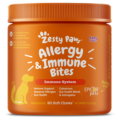 Allergy & Immune Bites with EpiCor® for Dogs | Zesty Paws