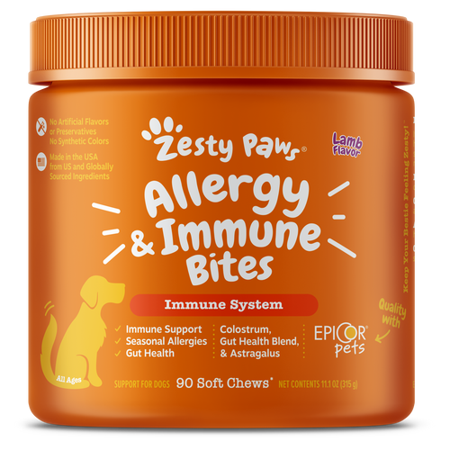 Allergy & Immune Bites with EpiCor® for Dogs | Zesty Paws