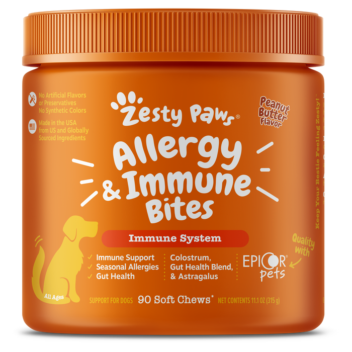 Allergy & Immune Bites with EpiCor® for Dogs | Zesty Paws