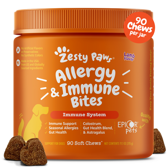 Allergy & Immune Bites with EpiCor® for Dogs | Zesty Paws