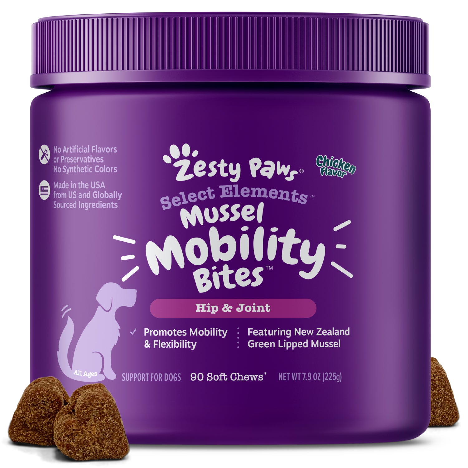 Select Essentials™ Green-Lipped Mussel Bites™ | Zesty Paws