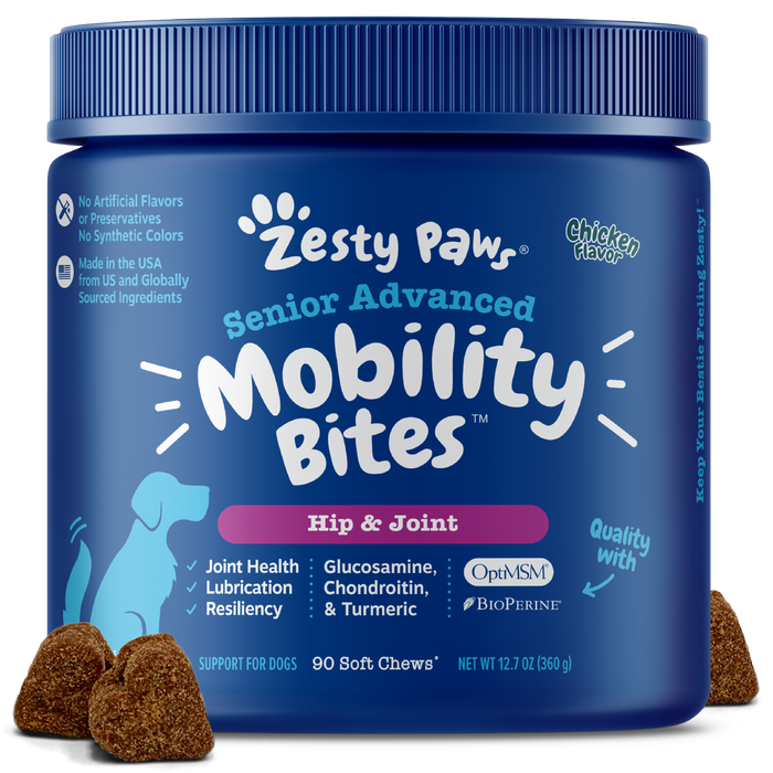 Zesty Paws | Senior Advanced Mobility Bites™ for Dogs