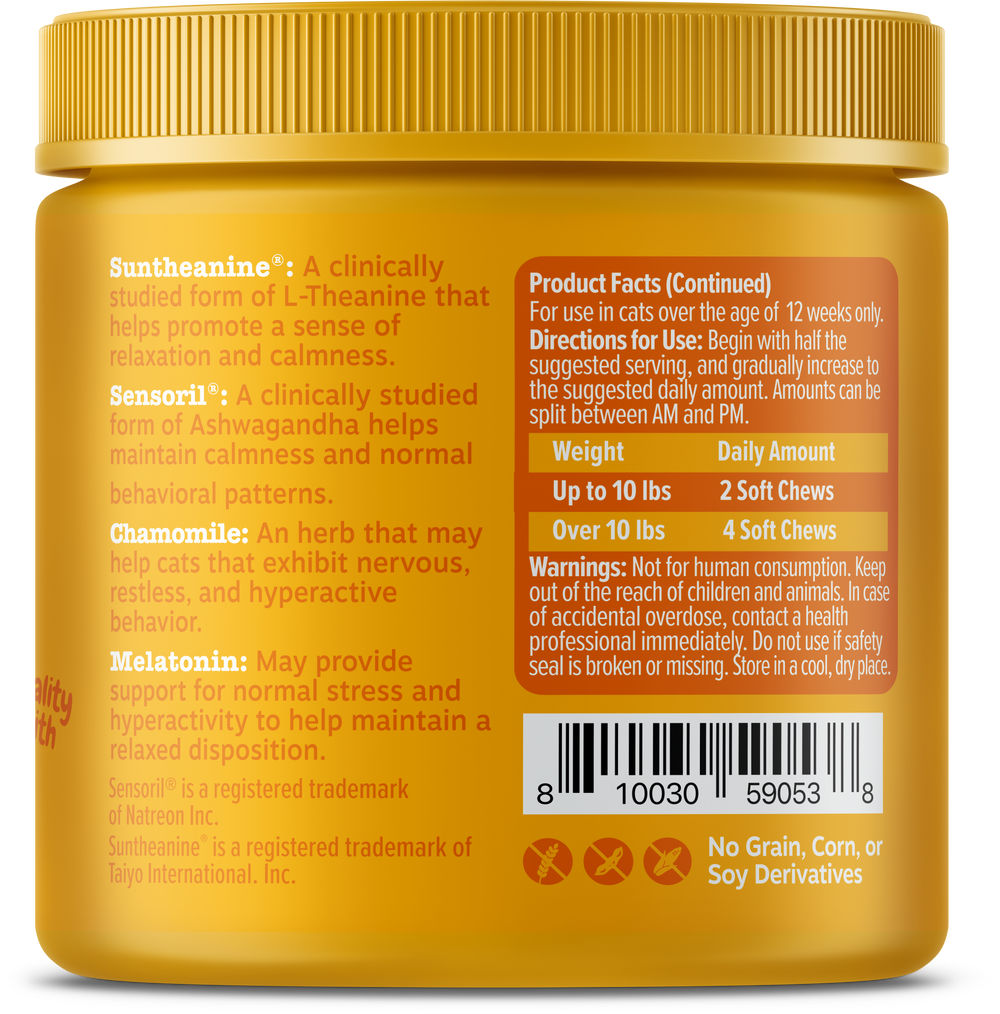 Calming Bites™ for Cats | Zesty Paws